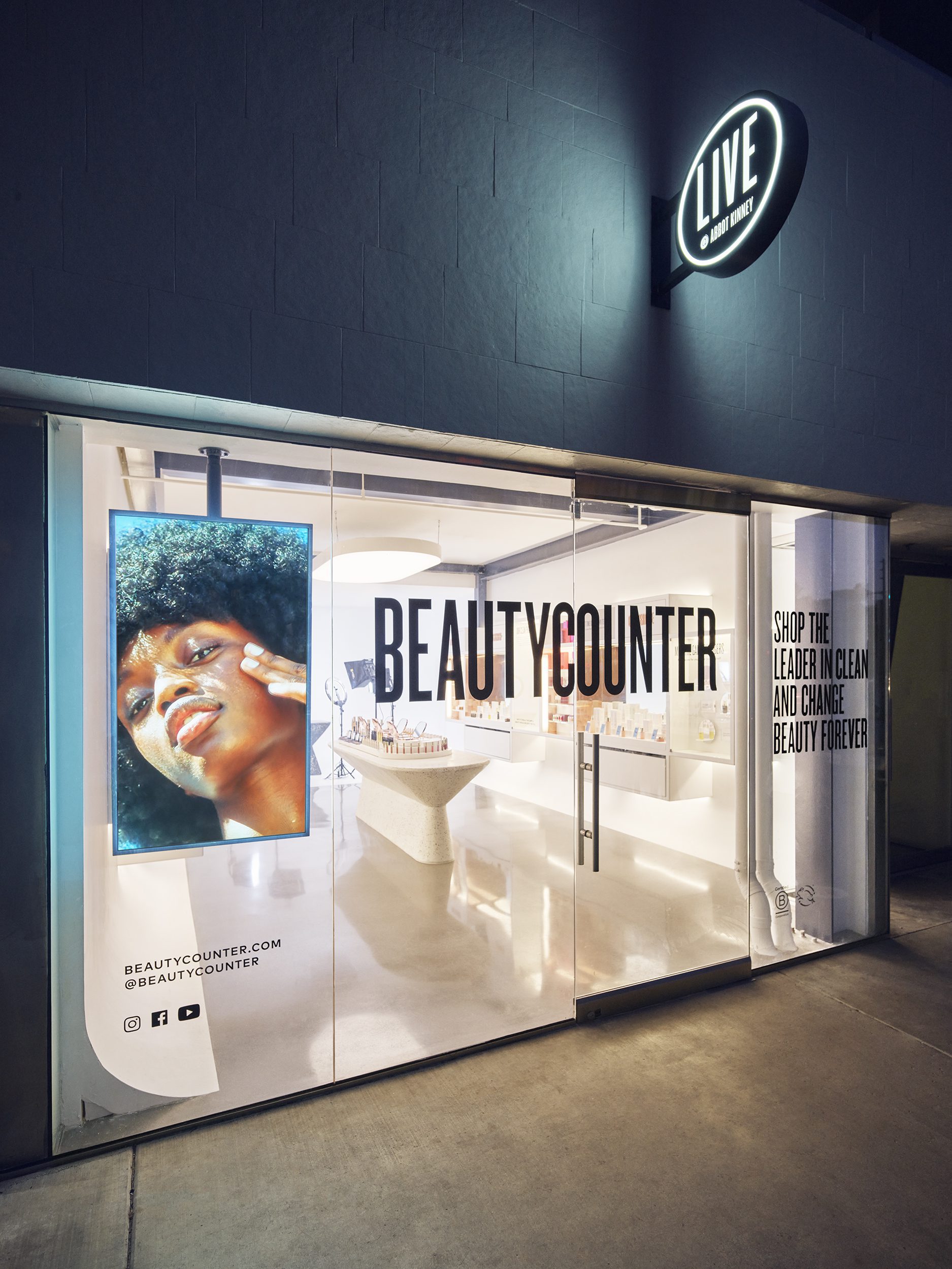 Beautycounter Hybrid Store: Products in the Front, Livestream in the ...