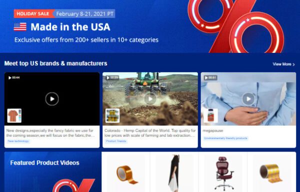 Alibaba.com Hosts ‘Made in the USA’ Online Expo to Strengthen ...
