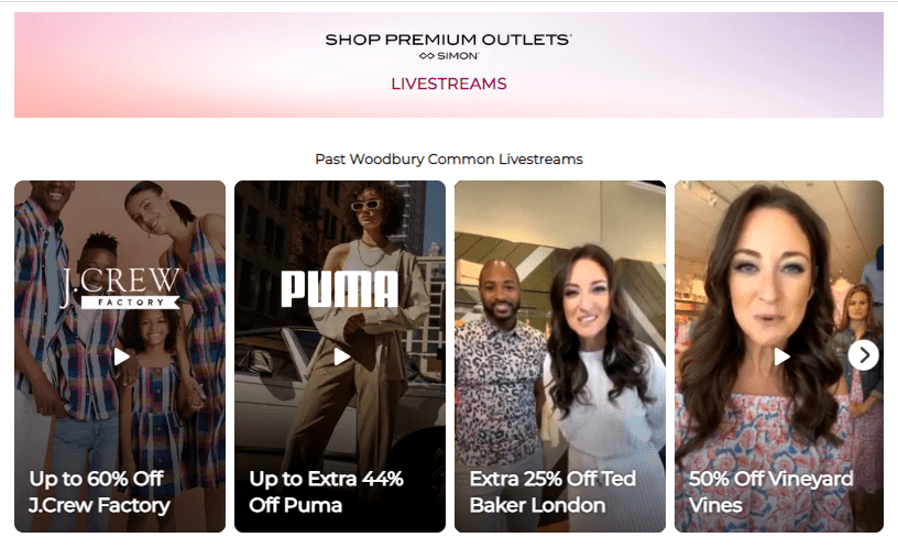 Inside the ‘Online Mall’ Simon has Created for its Outlet Brands ...