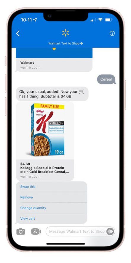 Walmart Rolls Out New Text-to-Shop Service - Retail TouchPoints