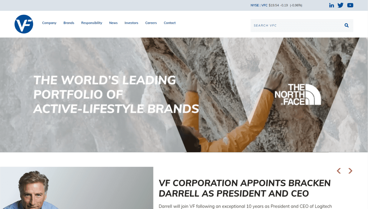 VF Corporation Hires Logitech Veteran as New CEO - Retail TouchPoints