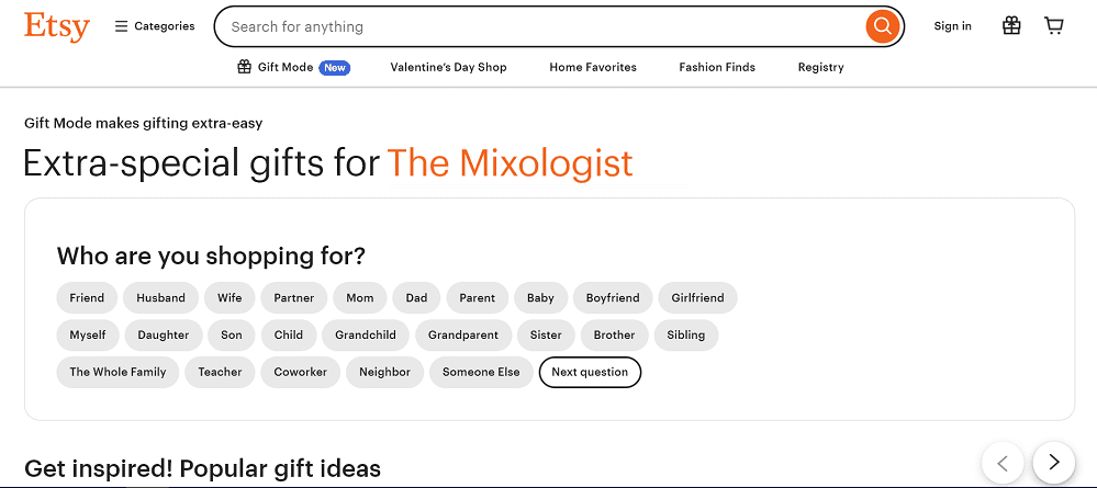 Etsy Debuts Personalized, AI-Powered ‘Gift Mode’ - Retail TouchPoints
