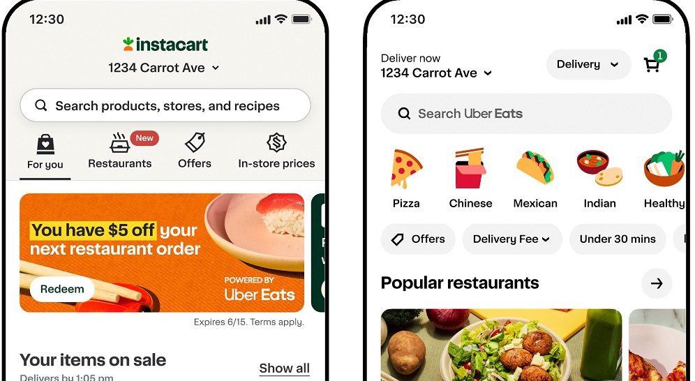 Delivery Double-Take: Instacart Adds Restaurant Orders via Uber Eats Partnership - Retail ...