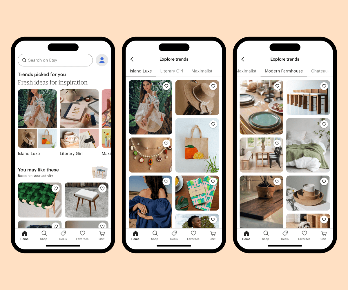 Etsy Revamps App Experience to Propel More Discovery, Inspiration - Retail TouchPoints