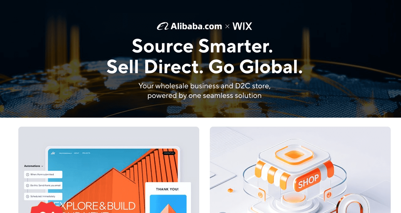 Alibaba, Wix Team up to Simplify Cross-Border Wholesale Connections ...